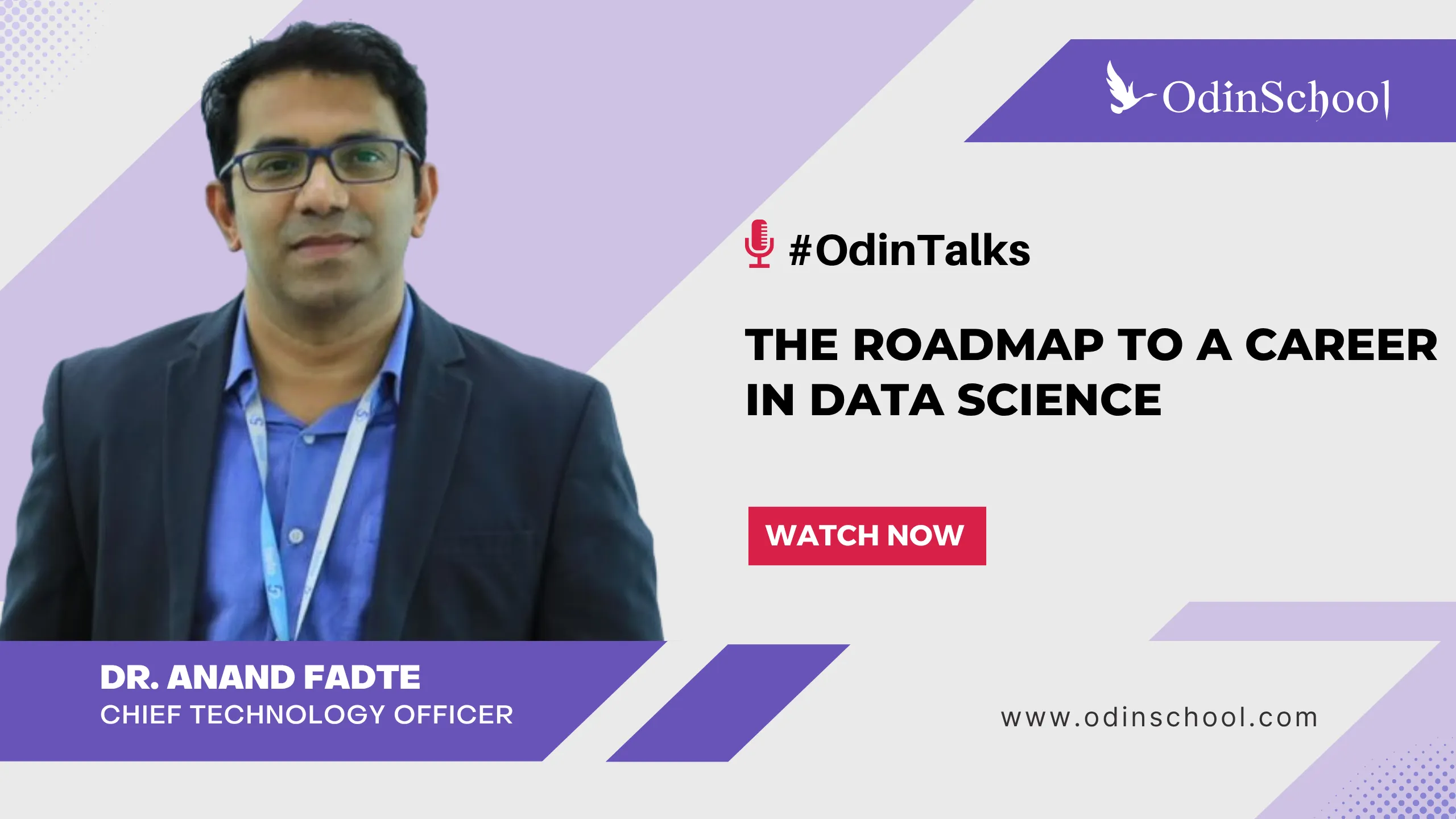 Dr. Anand Fadte | The Roadmap to a Career in Data Science | Odinschool