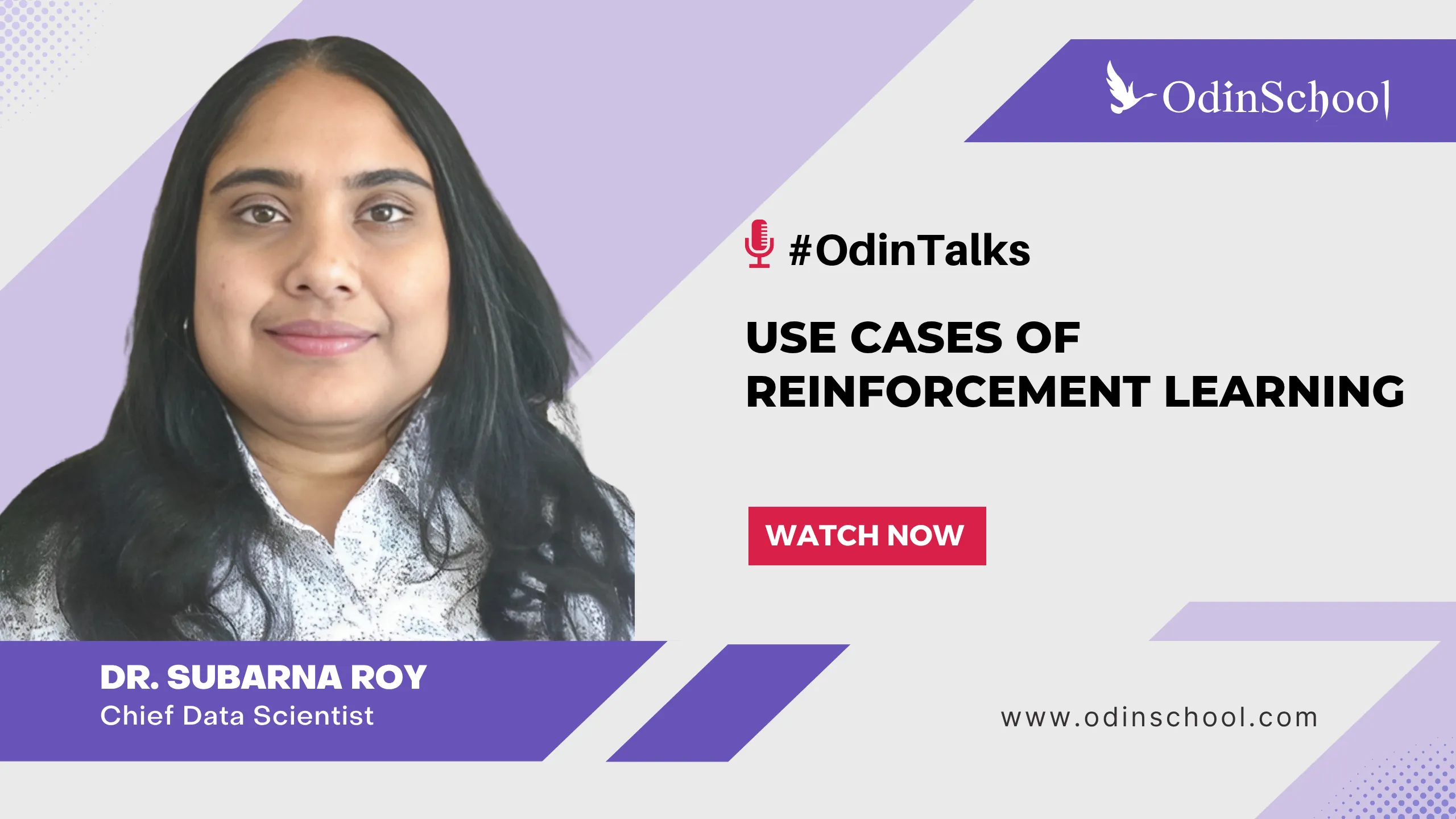 Dr. Subarna Roy | Use Cases of Reinforcement learning | Odinschool